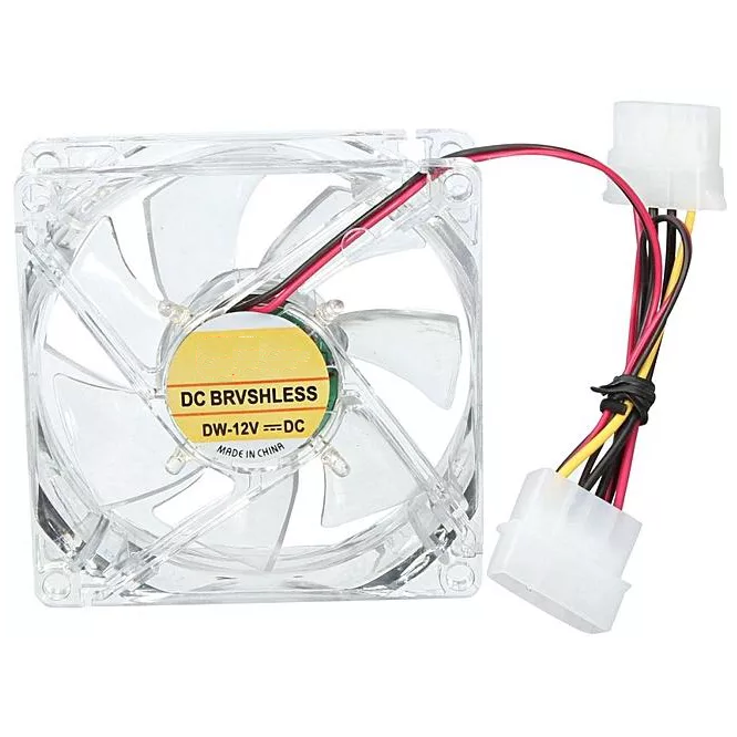 Other Desktop Components - 80Mm Blue Fan With 4 Pin Molex Connector ...
