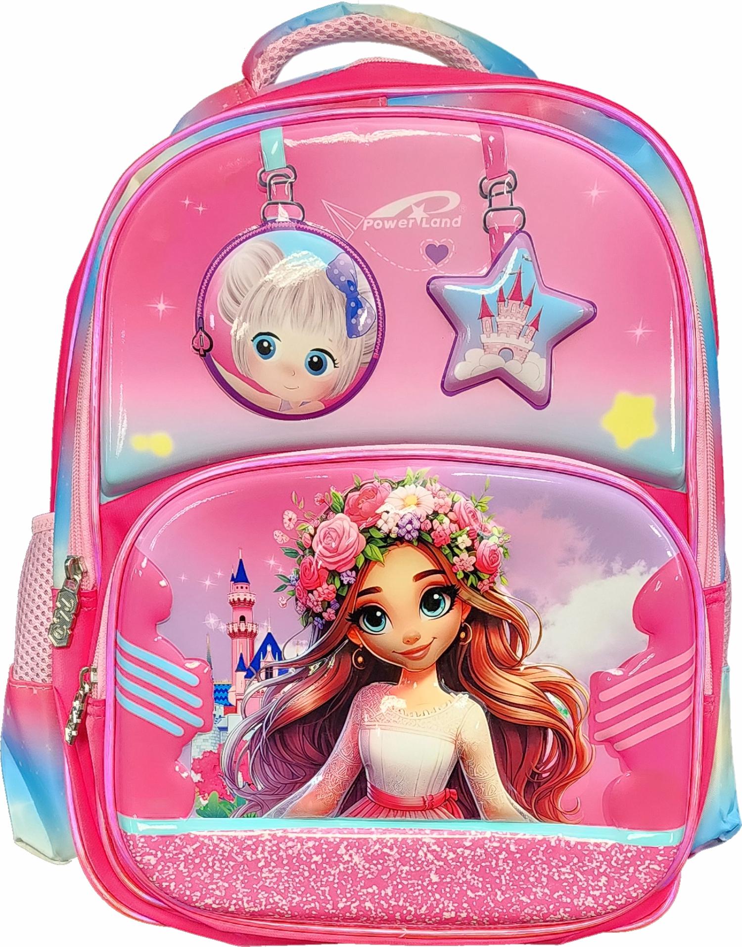 16" 3D PINK PRINCESS KIDS BACKPACK